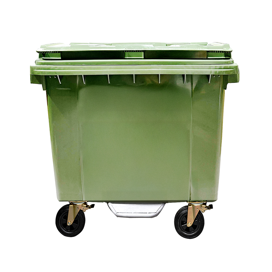Mobile Garbage Bin 660L HDPE | 4-Wheel Waste Container HDPE | AUSKO ...