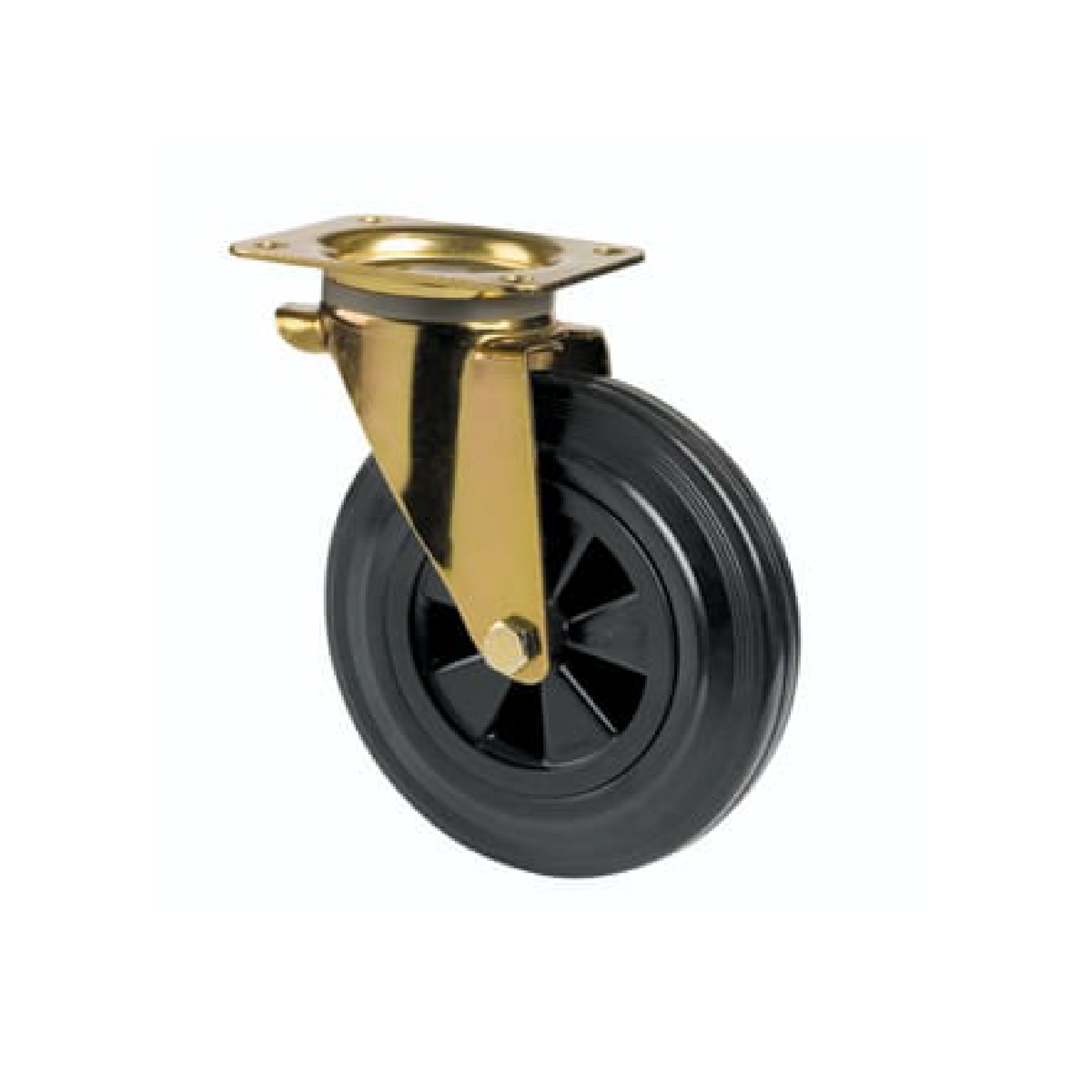 200mm Plastic Hub Swivel Castor – Ausko Pte Ltd