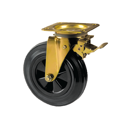 200mm Brake Castor Wheel – Ausko Pte Ltd