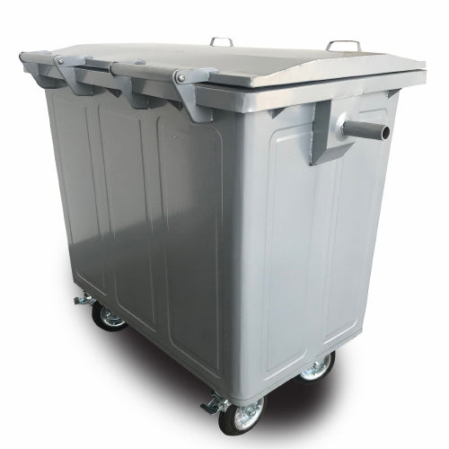MGB 660L Galvanized Steel (Full Steel) | Mobile Garbage Bin | Ausko ...